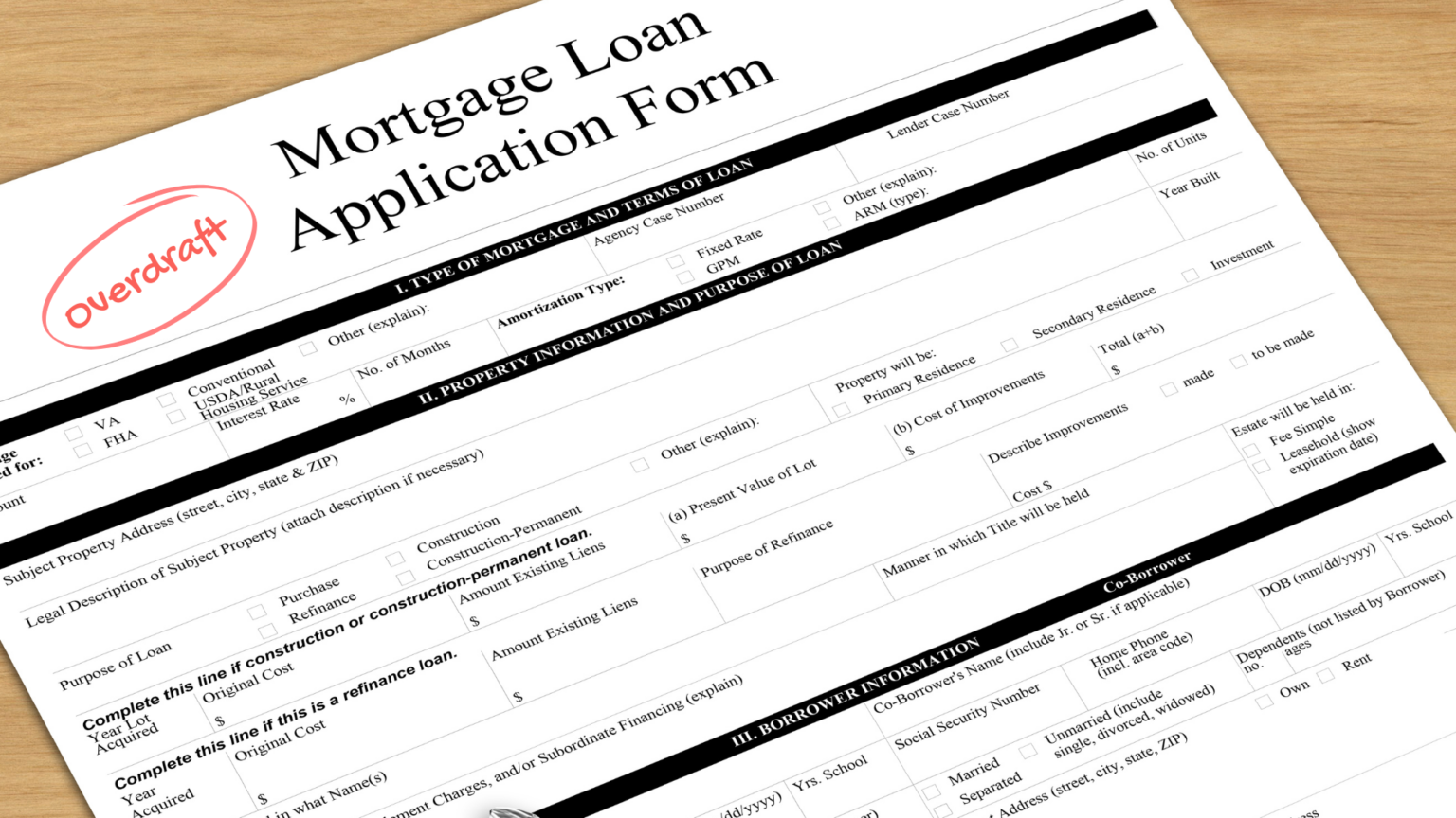 Does Overdrafts Affect Your Mortgage Application?
